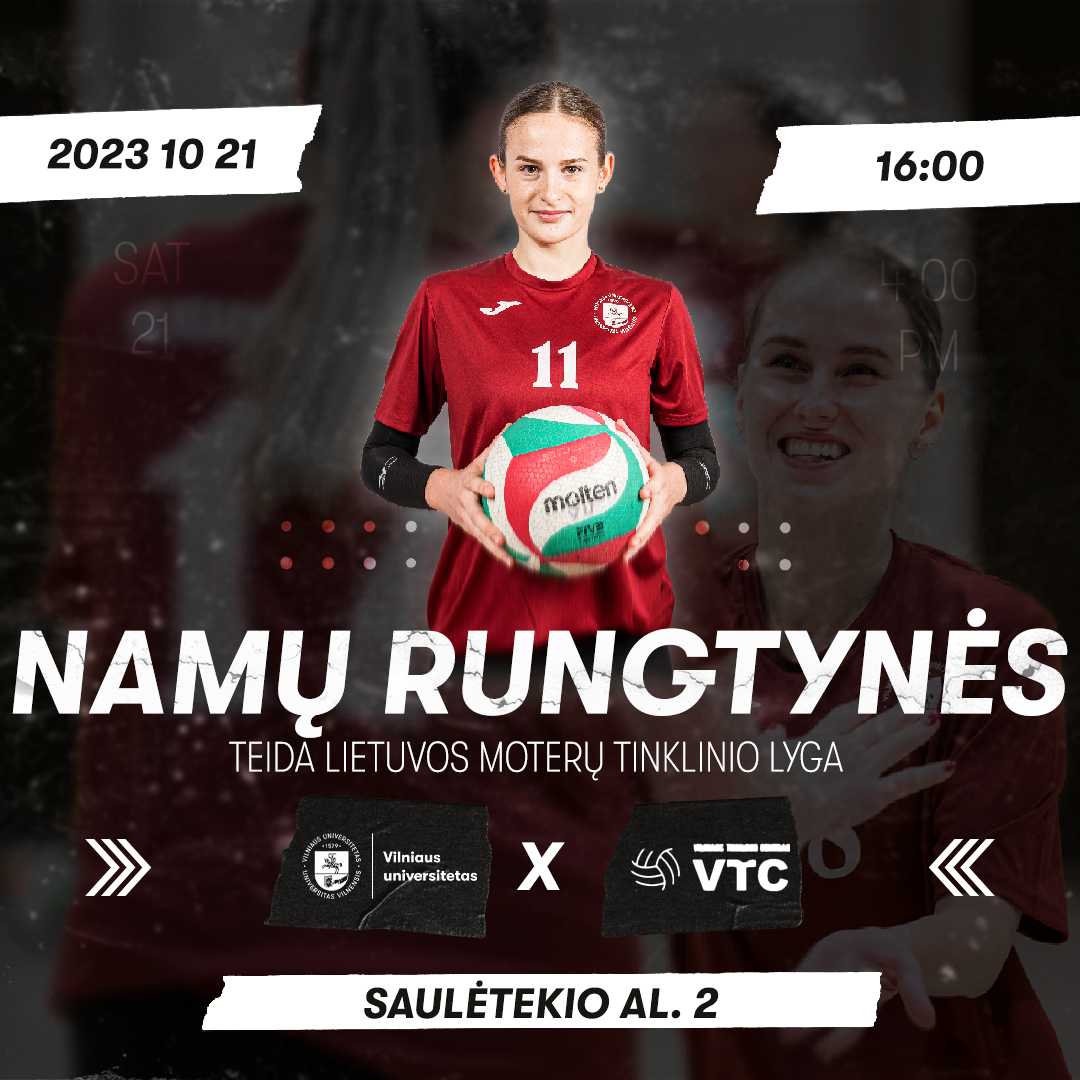 VU x VTC TAURAS | Lietuvos TEIDA moterų tinklinio lyga