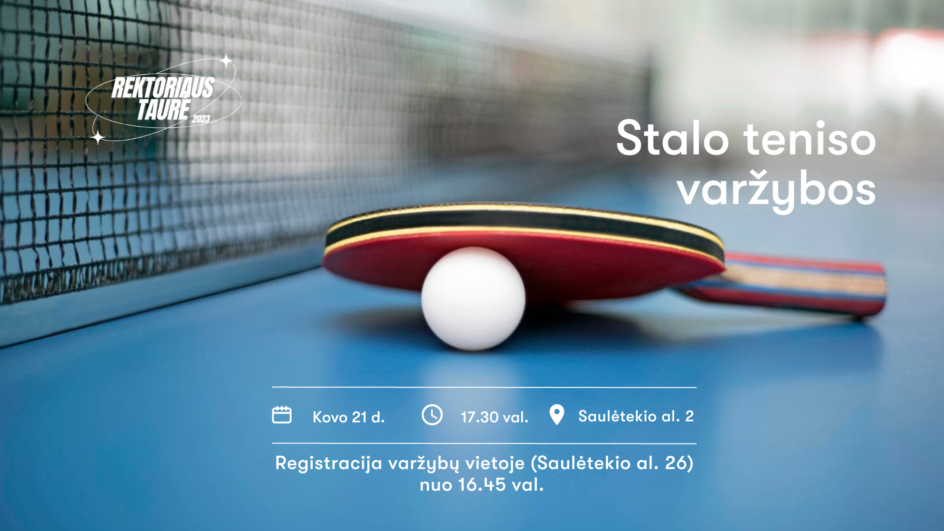 2023 m. Rektoriaus taurės stalo teniso varžybos 2023 m. Rektoriaus taurės stalo teniso varžybos